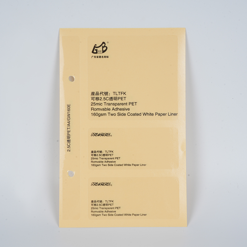 Wholesale Transparent PET Label Self Adhesive Material Manufacturers ...